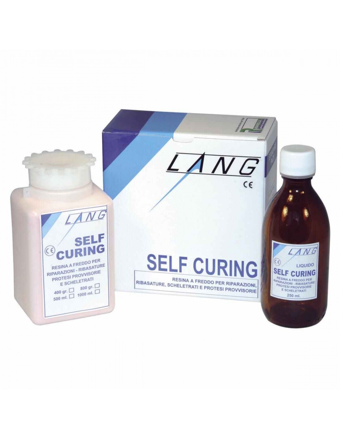 SELFCURING LANG ROSA.400GR+250ML 050102